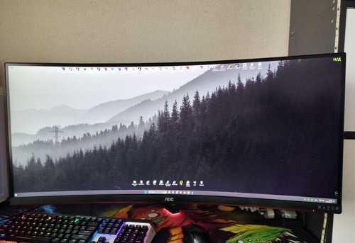 Монитор AOC cu34g2x 144Hz