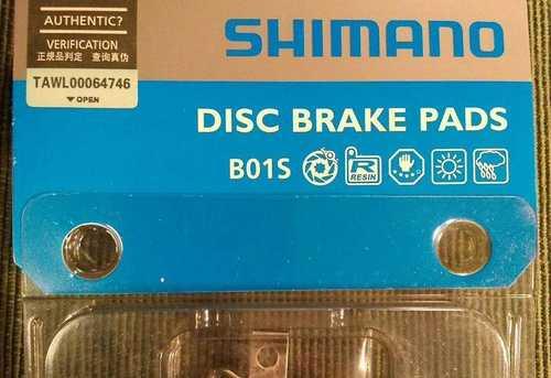 Оригинальные тормозные колодки Shimano B01S