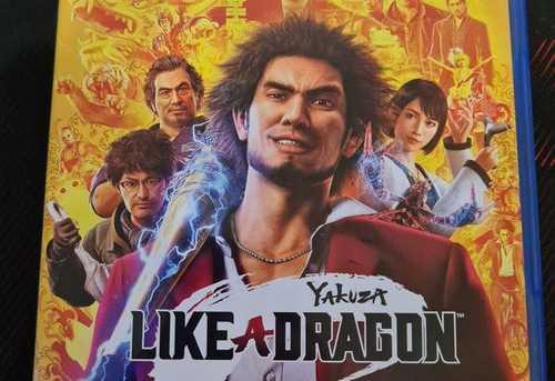 Диск Yakuza: Like a Dragon PS5, русские субтитры