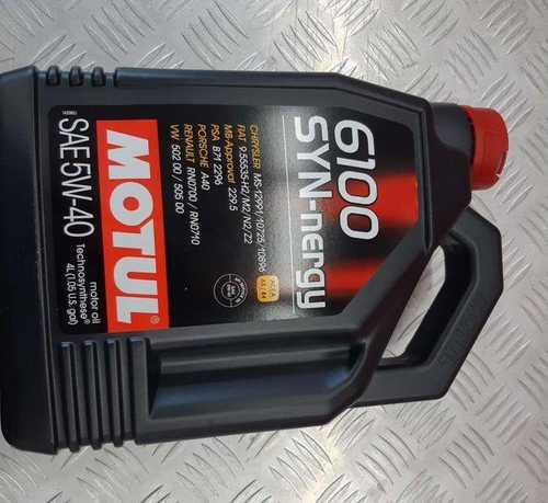 Моторное масло ориг. 6100 SYN-nergy 5W40 4 л motul