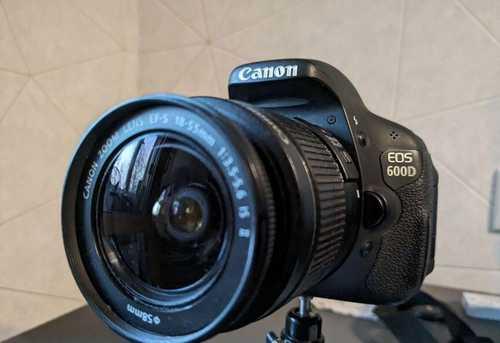 Зеркальный фотоаппарат Canon Eos 600D Kit 18-55 mm