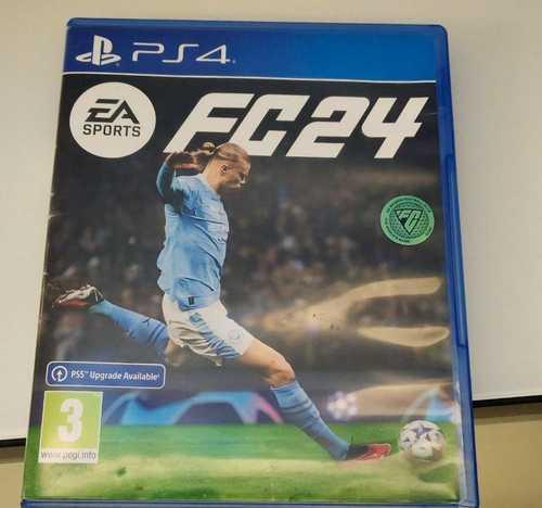Диски на ps4 fifa 24
