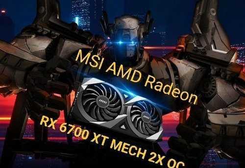 MSI AMD Radeon RX 6700 XT mech 2X OC
