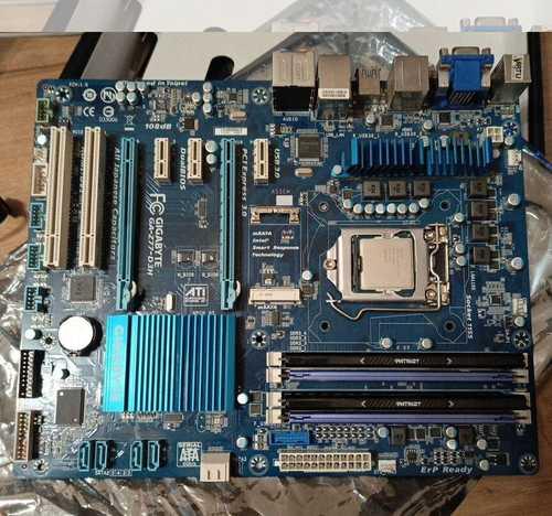 Материнская плата gigabyte ga-z77-d3h 1155