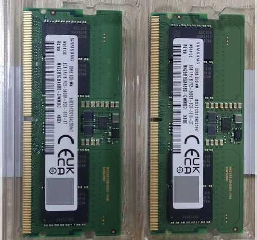 Оперативная память sodimm Samsung DDR5 2x8 Gb, 560