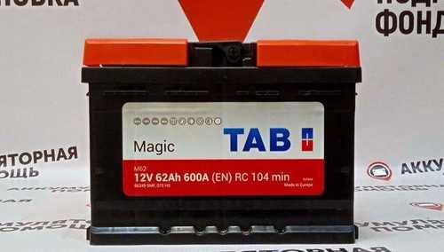 Аккумулятор Tab magic 62ah для ford Focus III