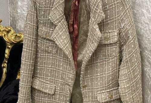 Твидовый пиджак chanel
