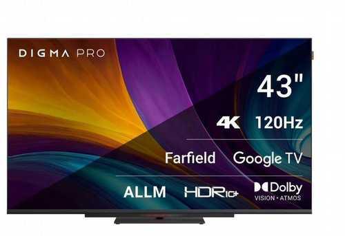 Новый телевизор LED Digma Pro 43 на гарантии