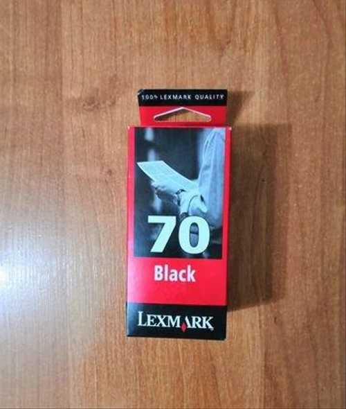 Картридж струйный Lexmark 70 Black