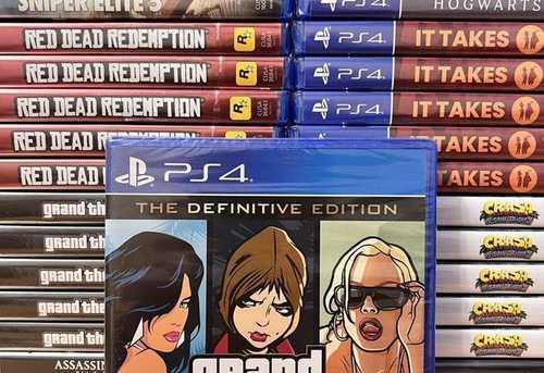 Новый диск GTA: The Trilogy игра на PS4