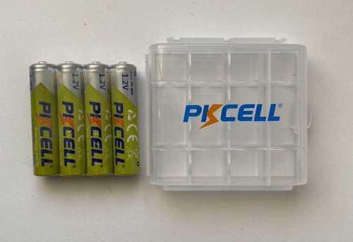 Аккумуляторы Pкcell 1000mAh AAA (новые)