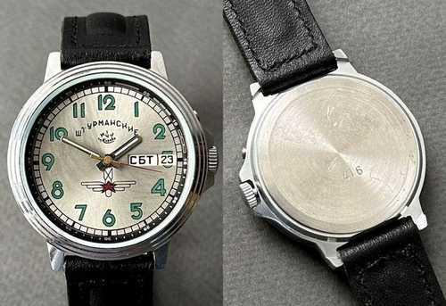 Штурманские Полет 1 мчз - наручные часы хром СССР