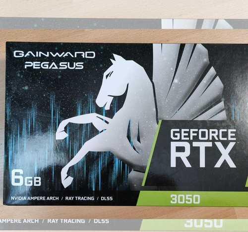 Новая Gainward RTX 3050 Pegasus 6GB