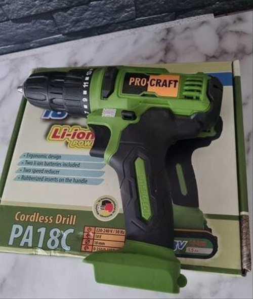Шуруповерт ProCraft Pa 18C