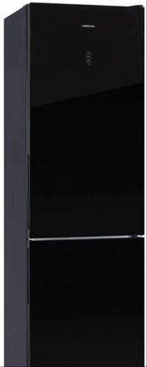 Холодильник Hiberg RFC-400DX nfgb черное стекло Но