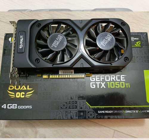 Видеокарта gtx 1050 ti 4gb palit