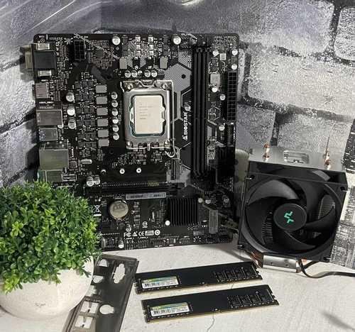 Комплект i3 12100f / H610 / 16GB / DeepCool AG200