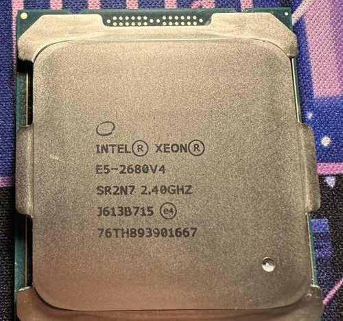 Процессор xeon e5 2680 v4