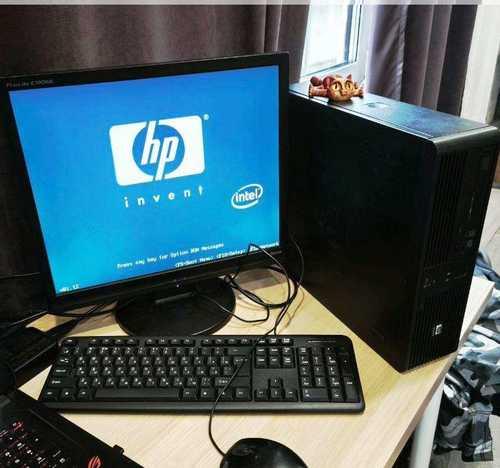 Компьютер HP Compaq rp5700 рабочий (монитор в пода