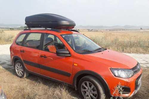 Автобокс Ветлан 430 черный на Opel Monterey