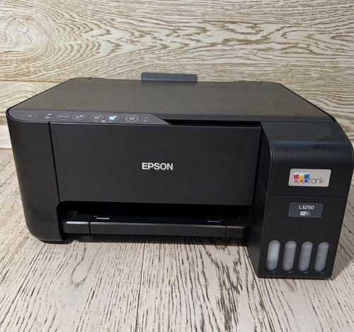 Мфу Epson EcoTank L3250 черный (струйный, цветной)