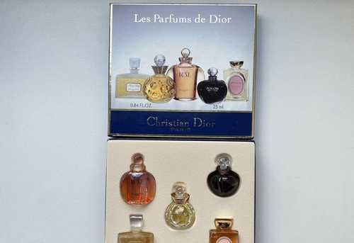 Christain dior набор миниатюр духов винтаж 1995