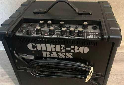 Комбоусилитель roland cube-30 bass