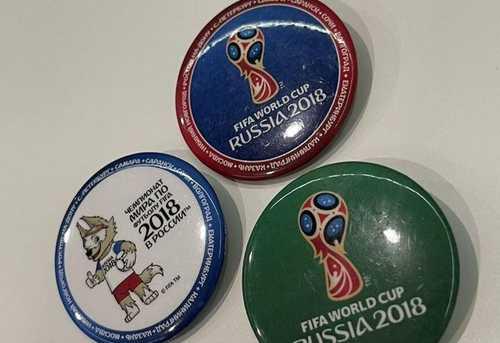 Значки чемпионата мира 2018