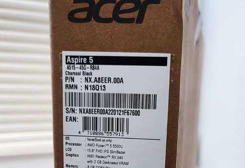 Ноутбук Acer Aspire 5 A515-45G-R84A 15.6"