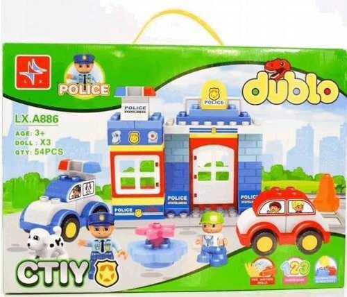 Конструктор Полицейский участок совместим с duplo