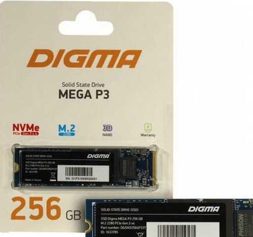 Твердотельный накопитель (SSD) Digma dgsm3256GP33T