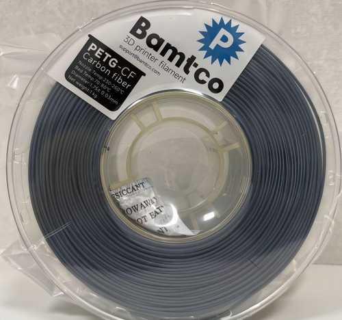 Bamtco Petg Углеродное волокно нить Gray(Серый) 1к