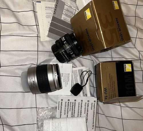 Объективы Nikon 35 mm/AF nikkor 28-80mm