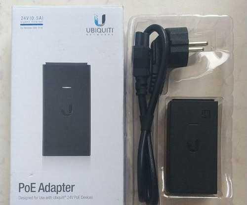 Адаптер PoE блок питания Ubiquiti 24-12W POE-24-12