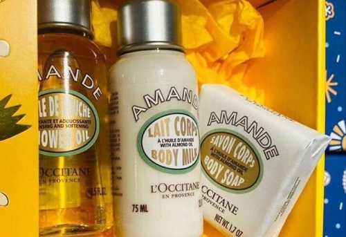 Локситан loccitane, набор миндальный 75ml