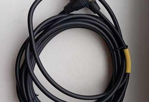 Кабель аудио 1xXLR - 1xXLR SG-PRO XLR3F-XLR3M 5m