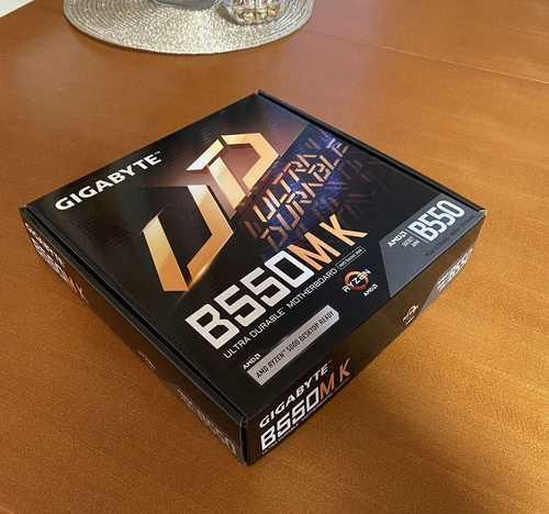 Материнская плата gigabyte b550m k, am4