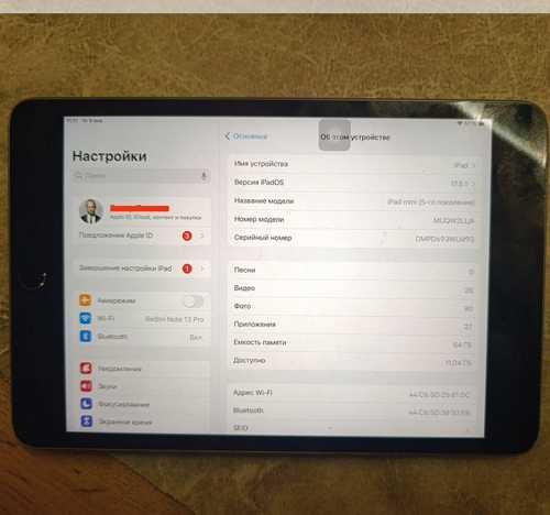 Планшет apple iPad mini 5