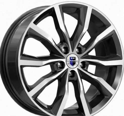 Диски K&K Портер 7.5x18 5*110 ET45 DIA67.1 Алмаз черный Литой