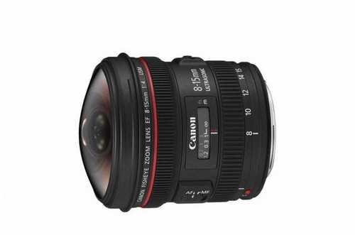 Новые Фотообъектив Canon EF 8-15 F4.0 L USM