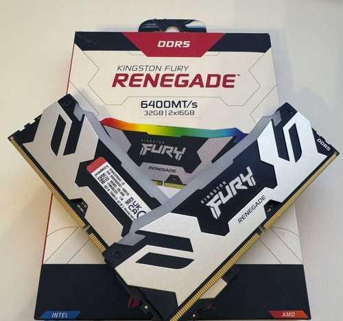 Оперативная память DDR5 Kingston Fury Renegade 32