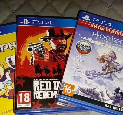 Игровые диски на ps4