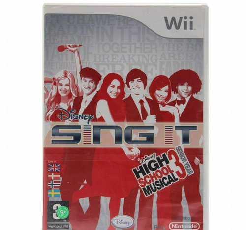 Sing it High School Musical 3 (Nintendo Wii, Нова