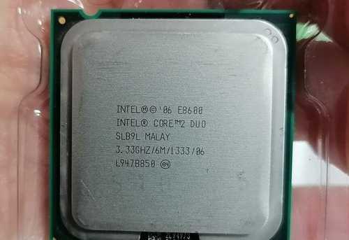 Проц. Intel Core 2 Duo E8600