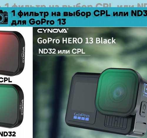 Фильтр ND32 или CPL для GoPro 13