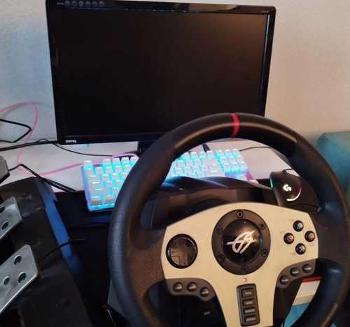 Игровой руль dexp Wheelman Pro Gt 900 градусов