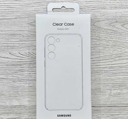 Чехол Clear Case для Samsung S23  прозрачный