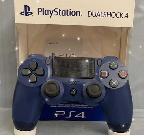 DualShock 4 V2 Геймпад темно-синий для PS4, пк