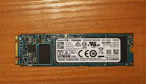 SSD накопитель Toshiba 128 Гб M.2 2280 SATA