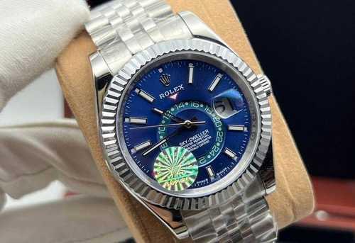 Мужские часы Rolex Sky-Dweller синие